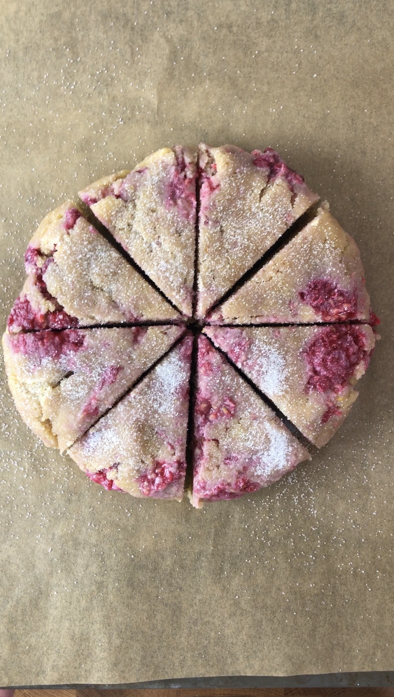 Keto Raspberry Scones - Berry season calls for this keto breakfast treat!